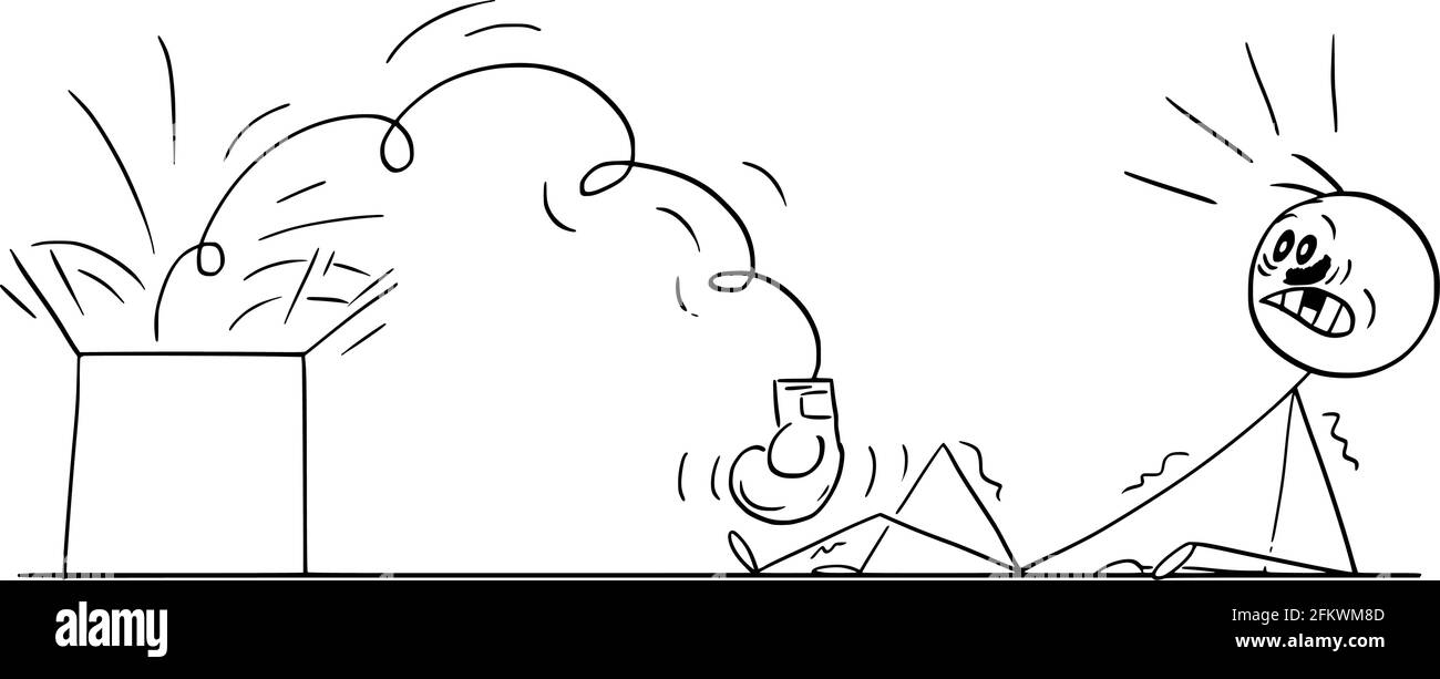 Person Was Hit by Boxing Glove Coming Out From Surprise Gift Box ...