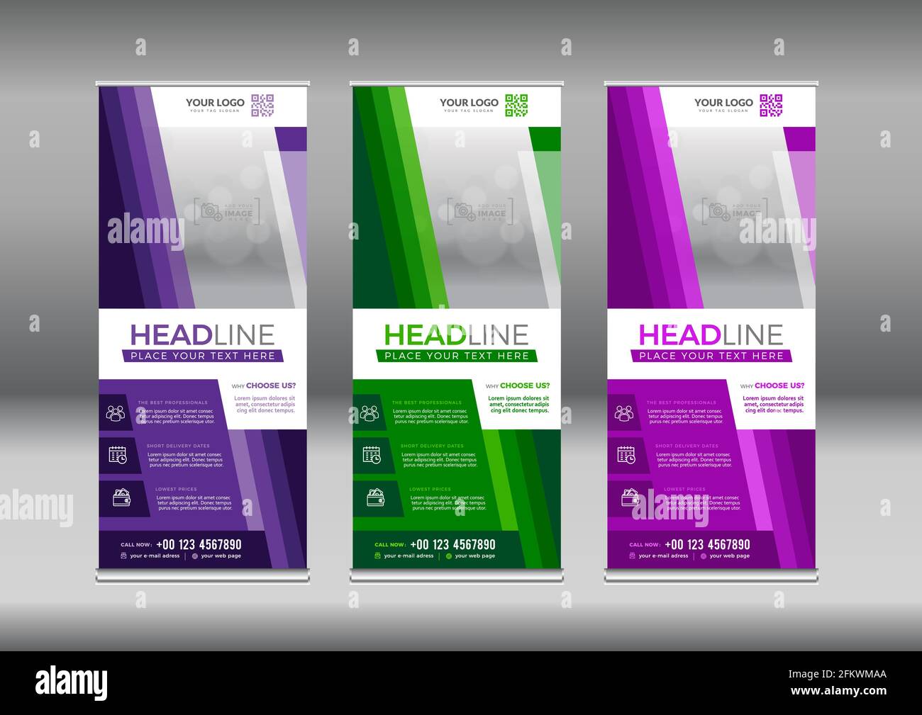 Standee poster layout hi-res stock photography and images - Alamy