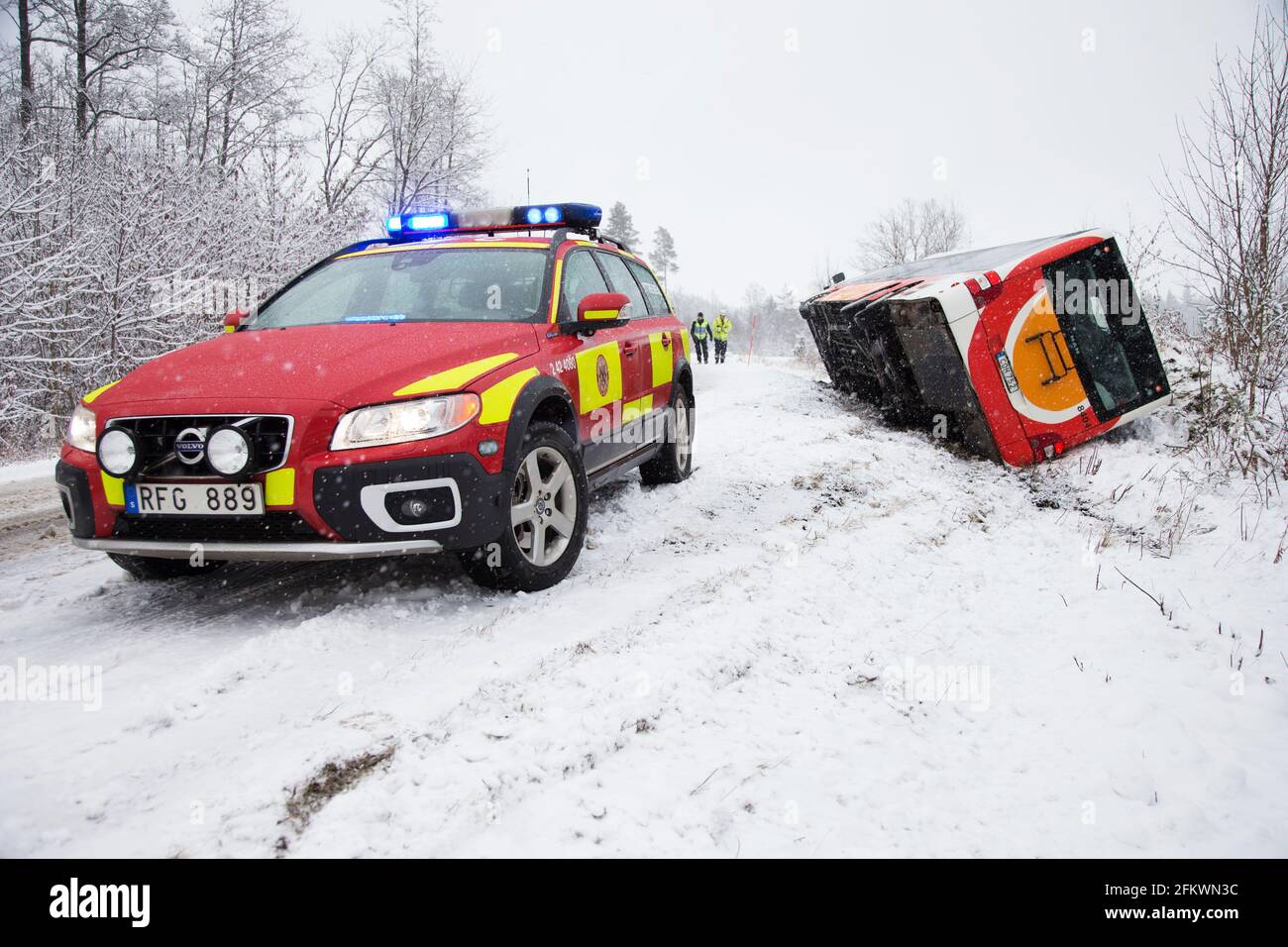 Bus countryside sweden hi-res stock photography and images - Alamy