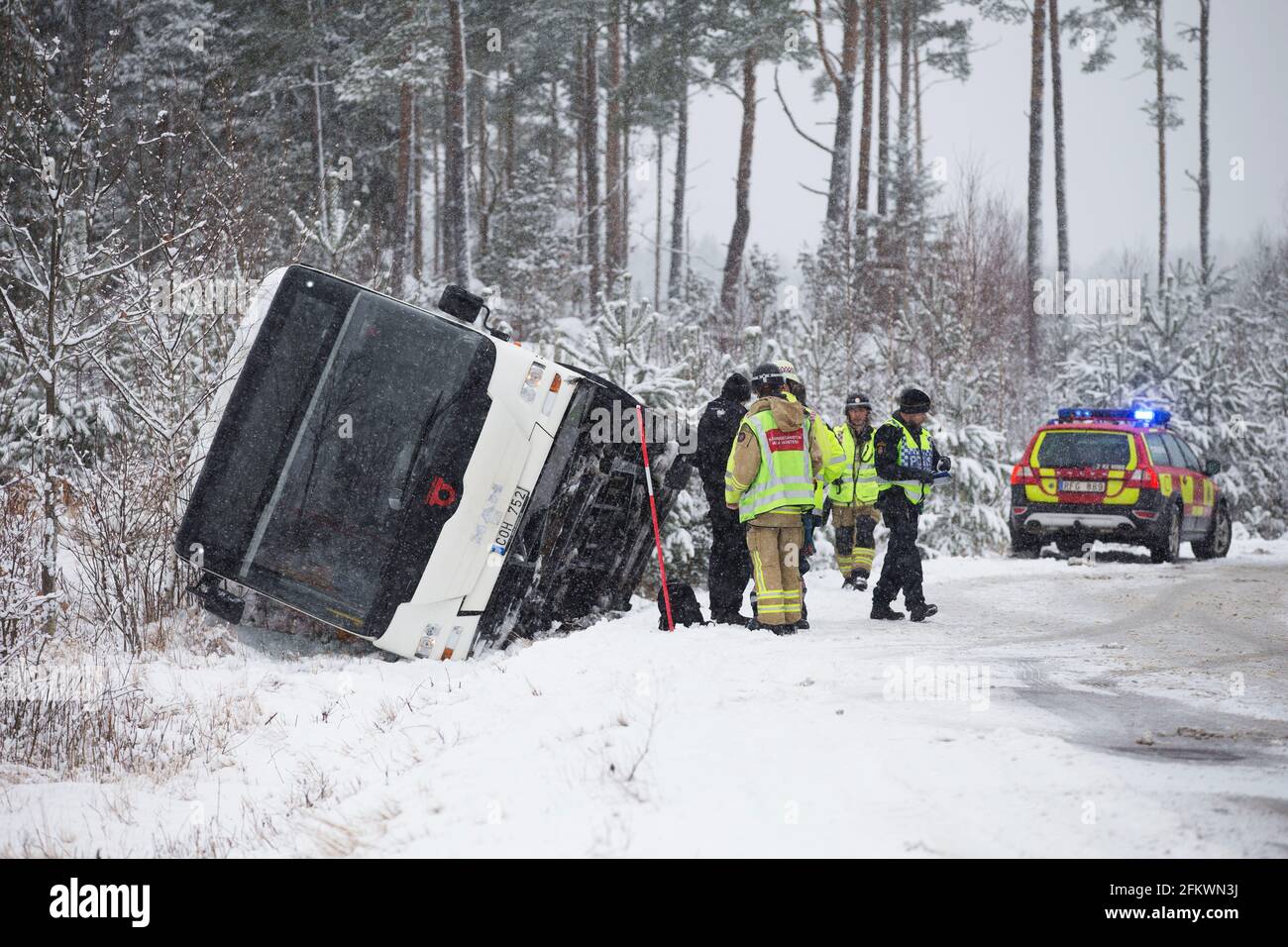 Bus countryside sweden hi-res stock photography and images - Alamy