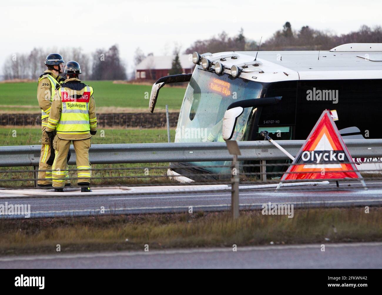 Bus countryside sweden hi-res stock photography and images - Alamy