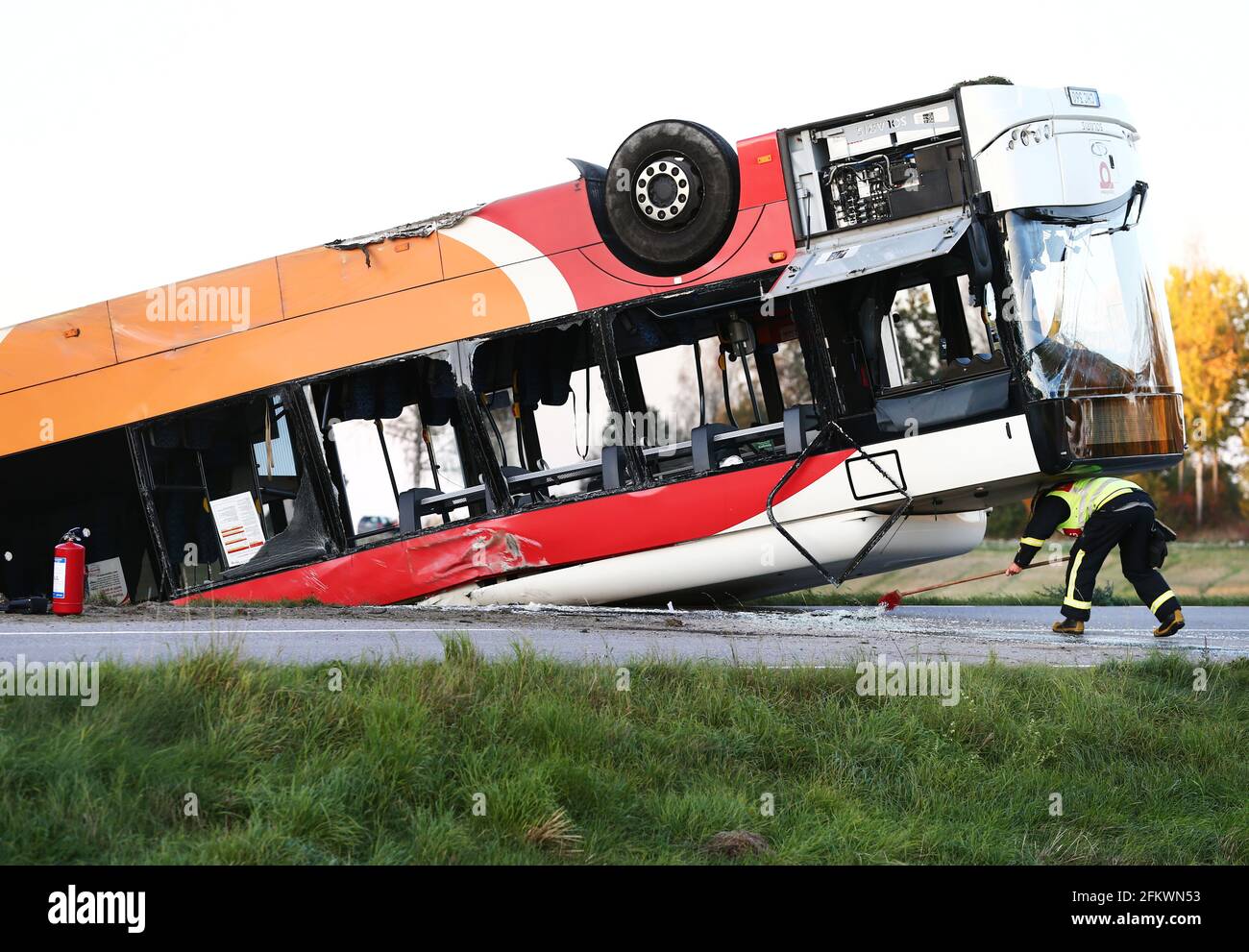 Bus In Ditch High Resolution Stock Photography and Images - Alamy