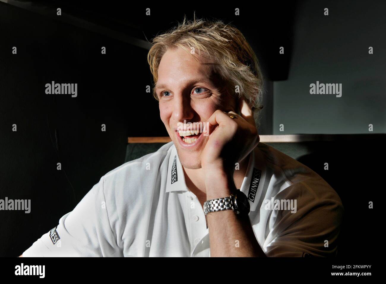 LEWIS MOODY (LEICESTER & ENGLAND) 20/1/10. PICTURE DAVID ASHDOWN Stock ...