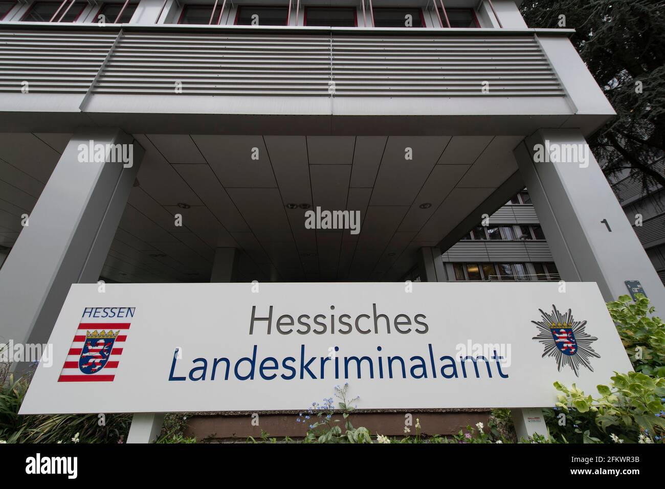 Wiesbaden, Germany. 04th May, 2021. The headquarters of the Hessian ...