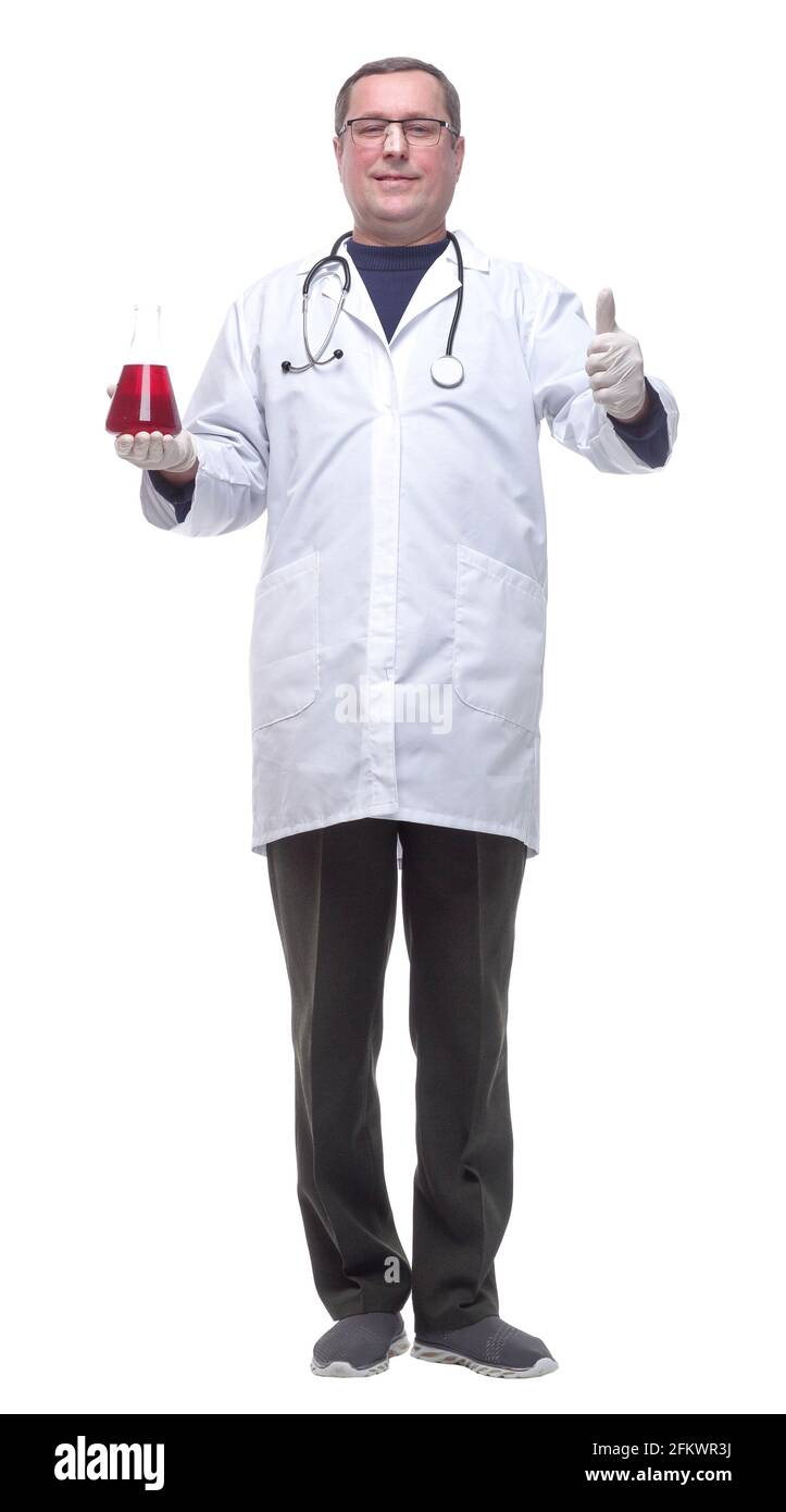 Scientist smiling in laboratory Cut Out Stock Images & Pictures - Alamy