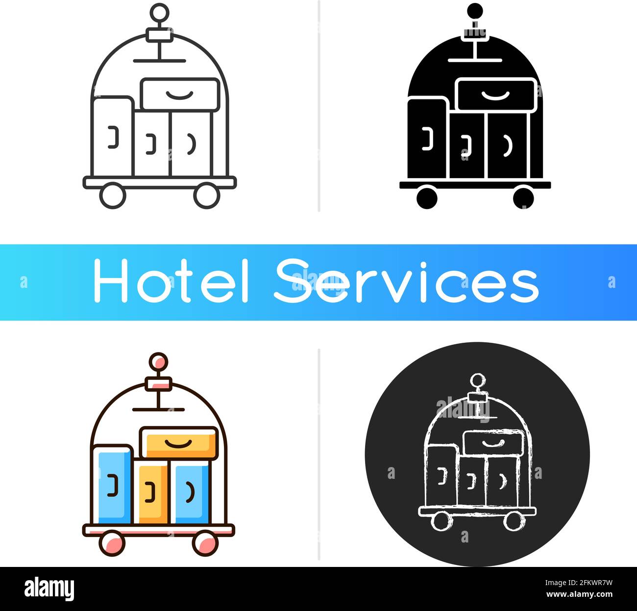 Porter service icon Stock Vector Image & Art - Alamy