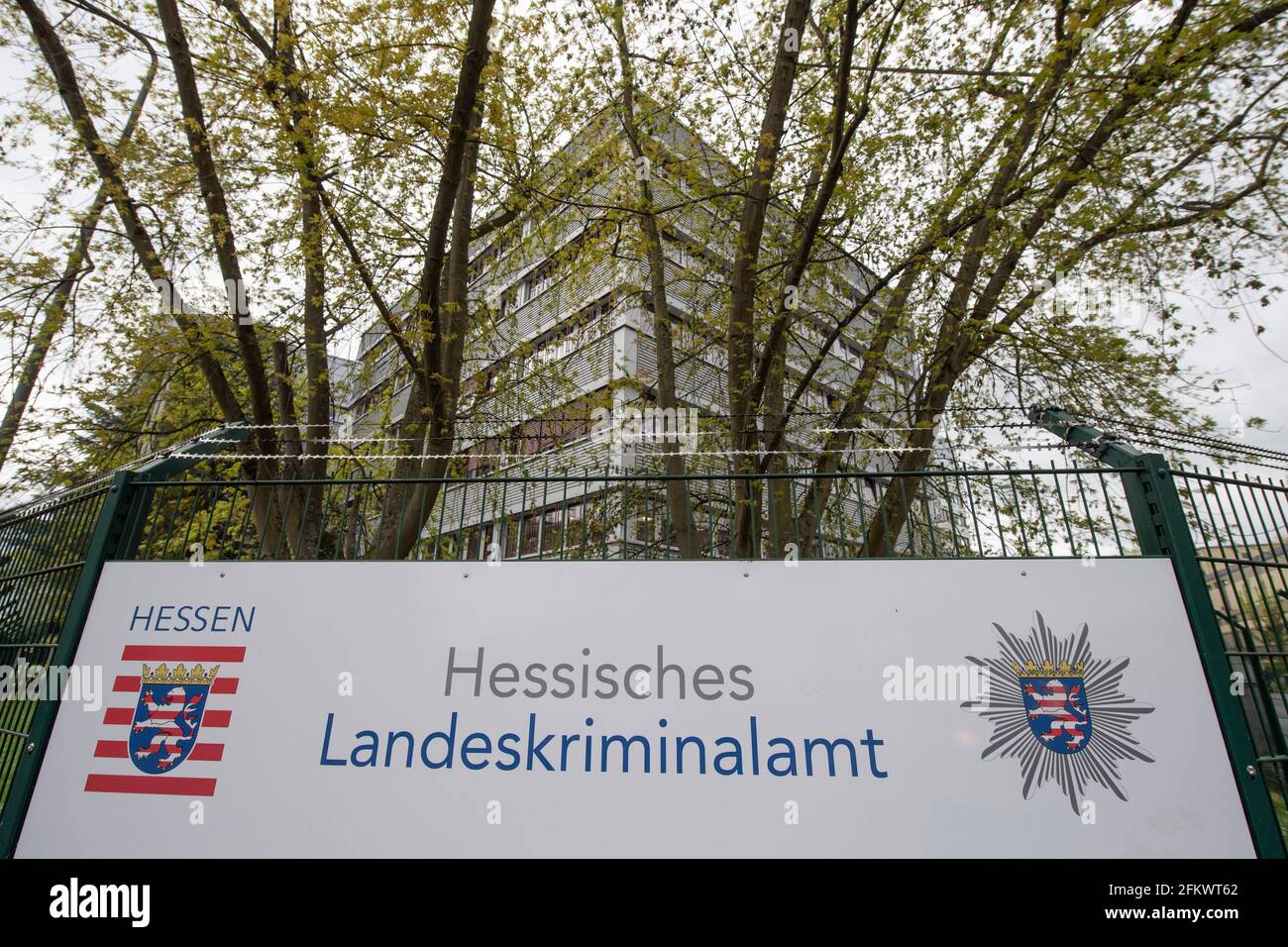 Wiesbaden, Germany. 04th May, 2021. The headquarters of the Hessian ...
