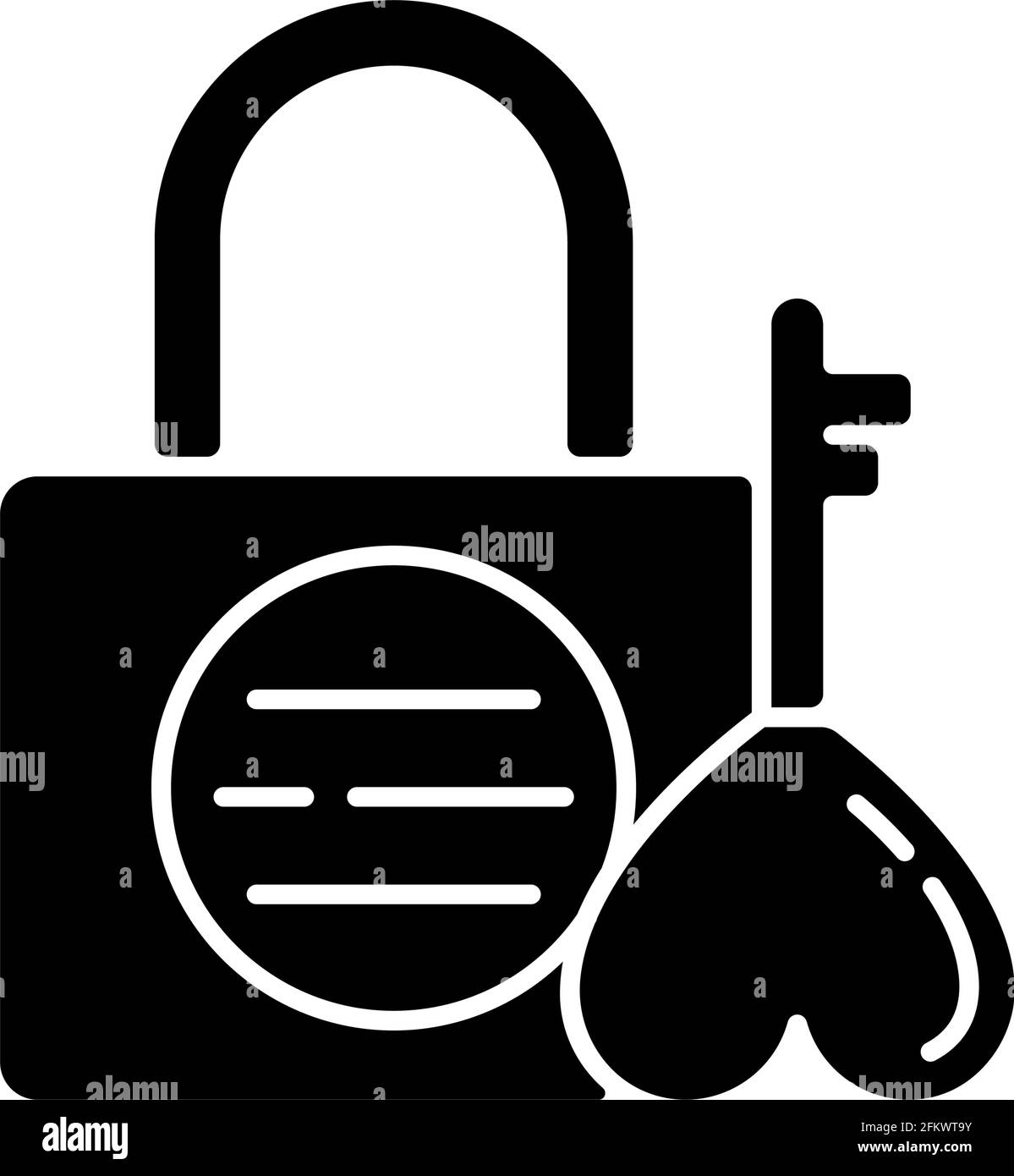 Space for love locks Stock Vector Images - Alamy