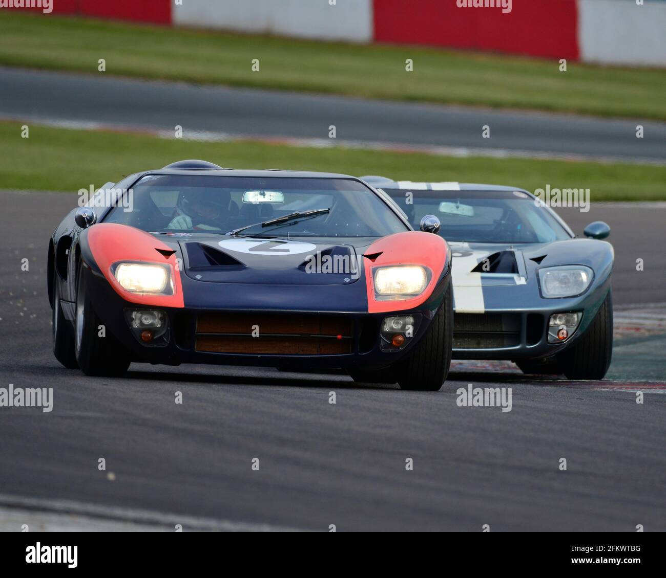 David Cuff, Harvey Stanley, Ford GT40, Amon Cup for GT40s, Donington ...