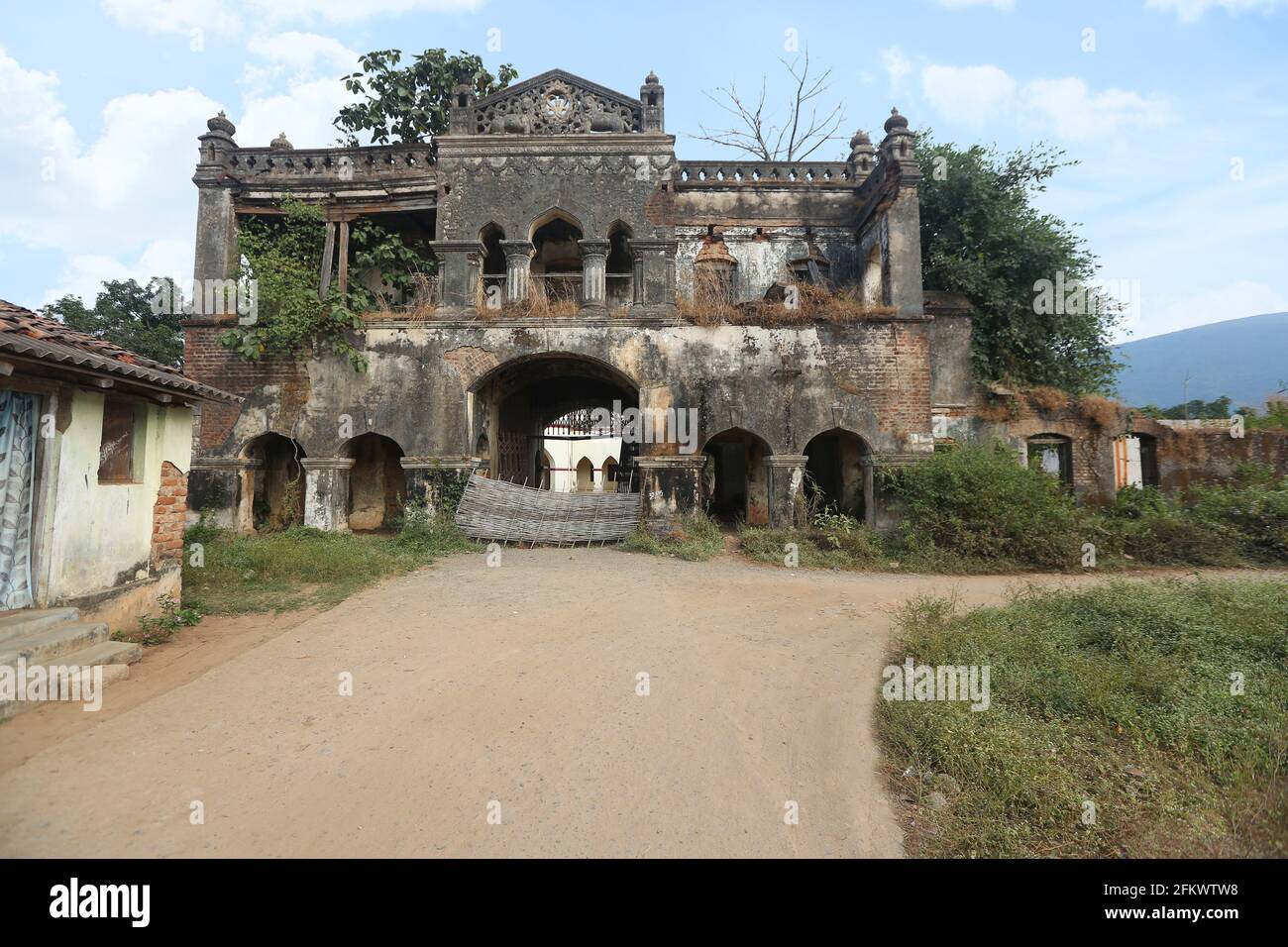 Ruins of Raj Mahal fort, Lanjigarh, Odisha, India Stock Photo - Alamy