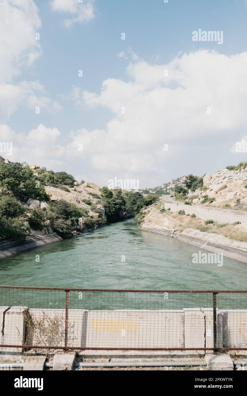 Beside a river Stock Photo - Alamy