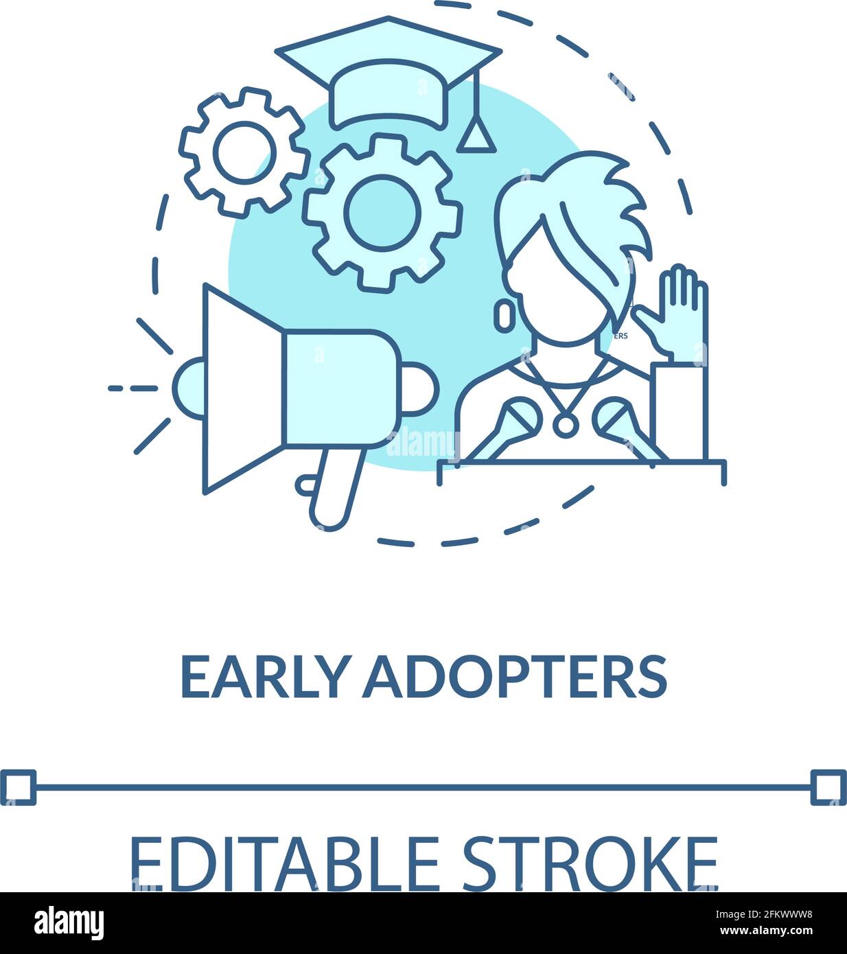 Early adopters concept icon Stock Vector Image & Art - Alamy