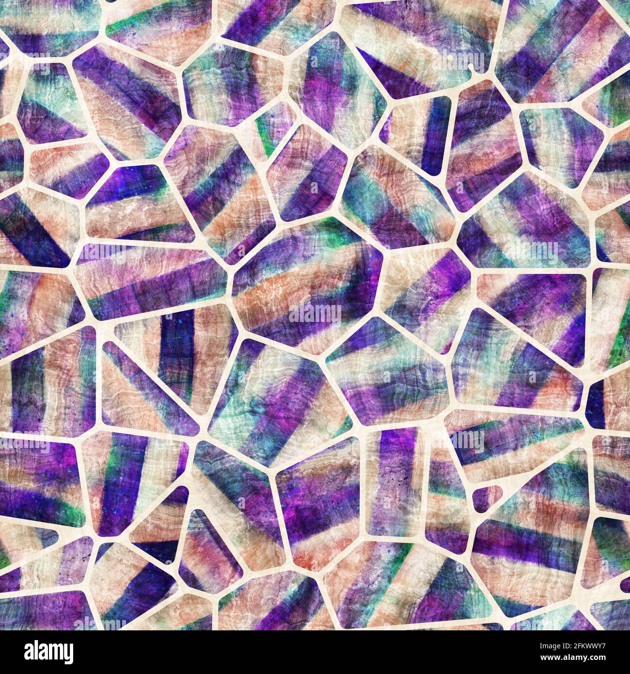 Seamless geo tile shape collage surface pattern Stock Photo - Alamy