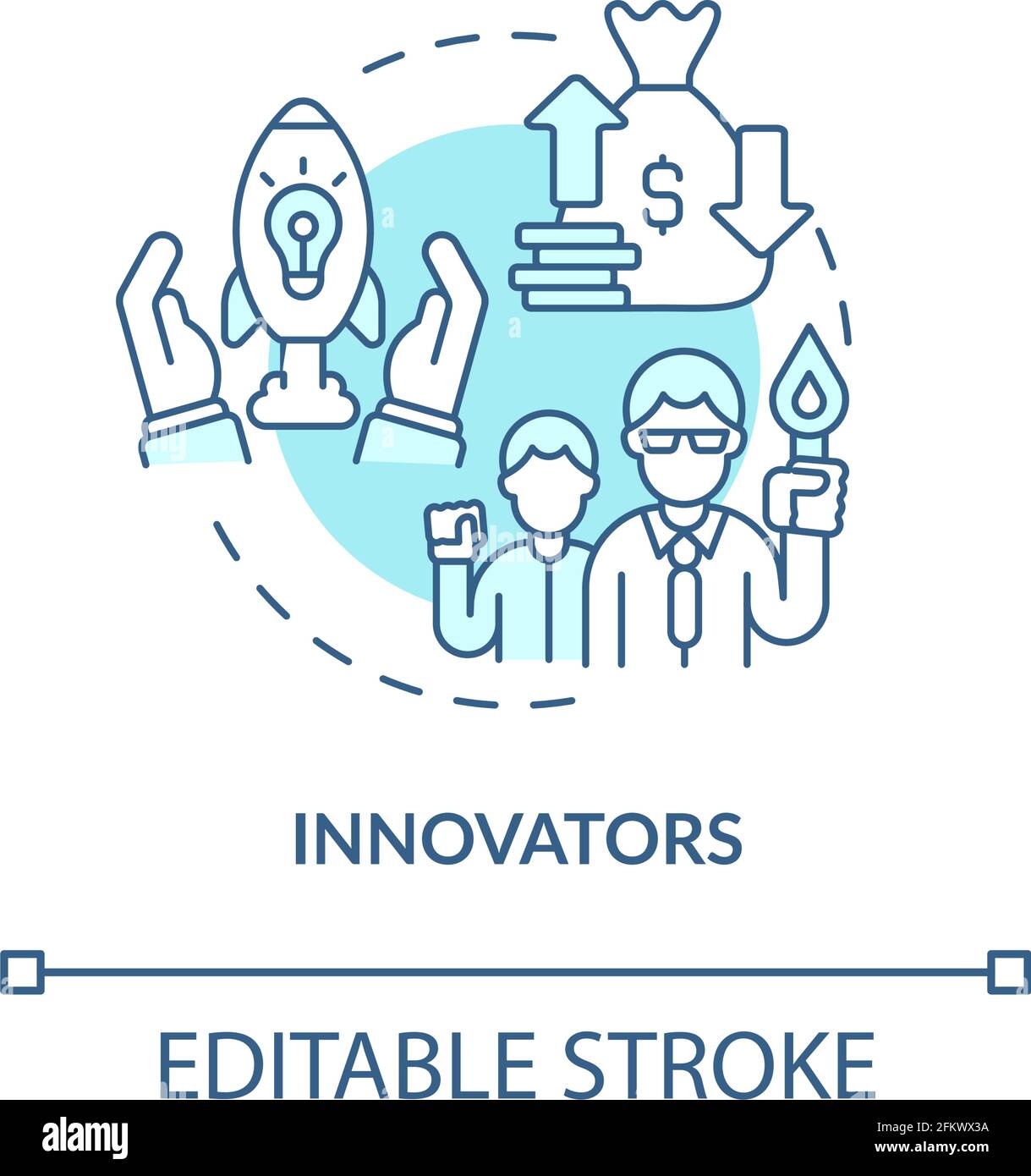Innovators concept icon Stock Vector Image & Art - Alamy