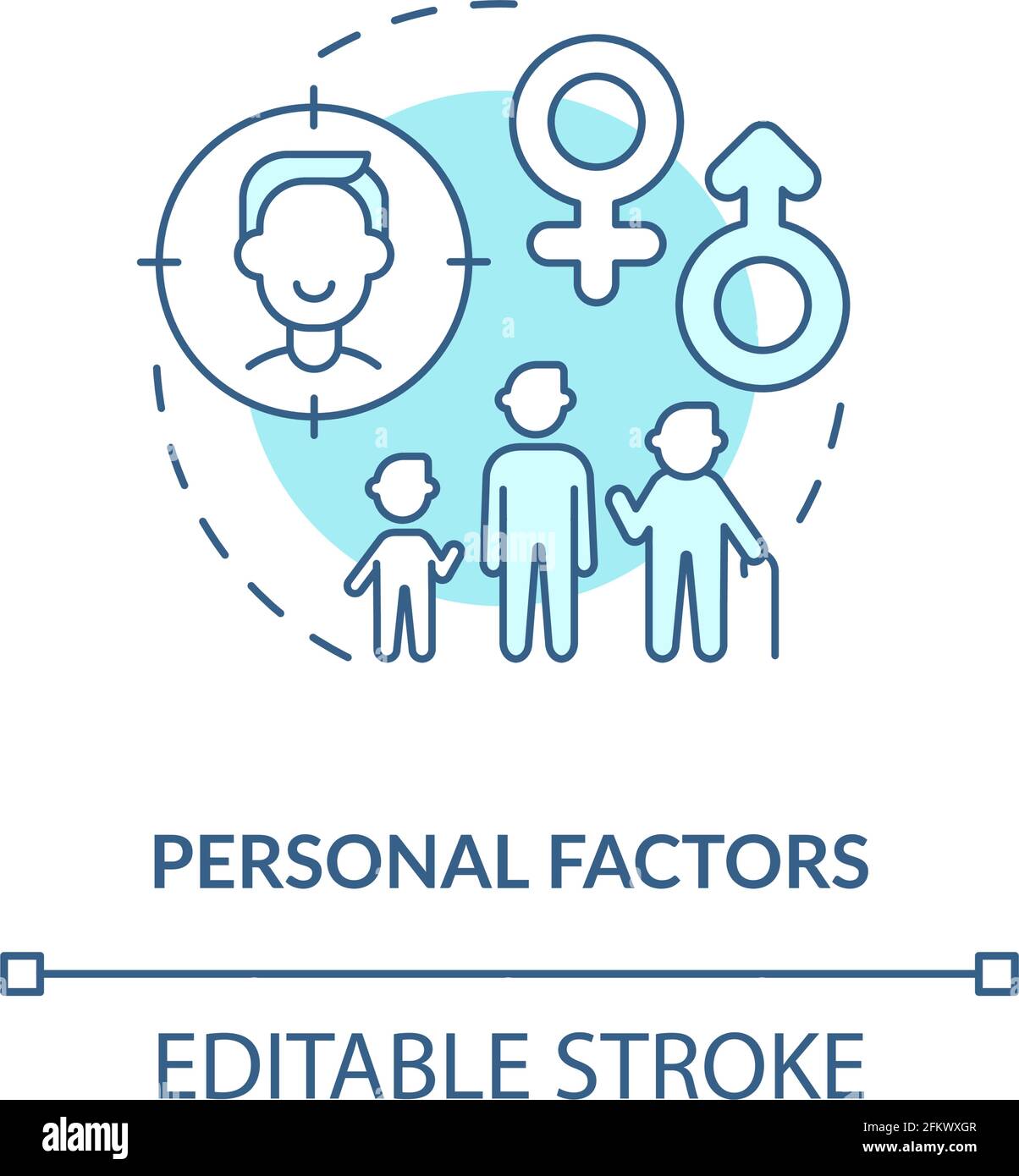 Personal factors concept icon Stock Vector Image & Art - Alamy