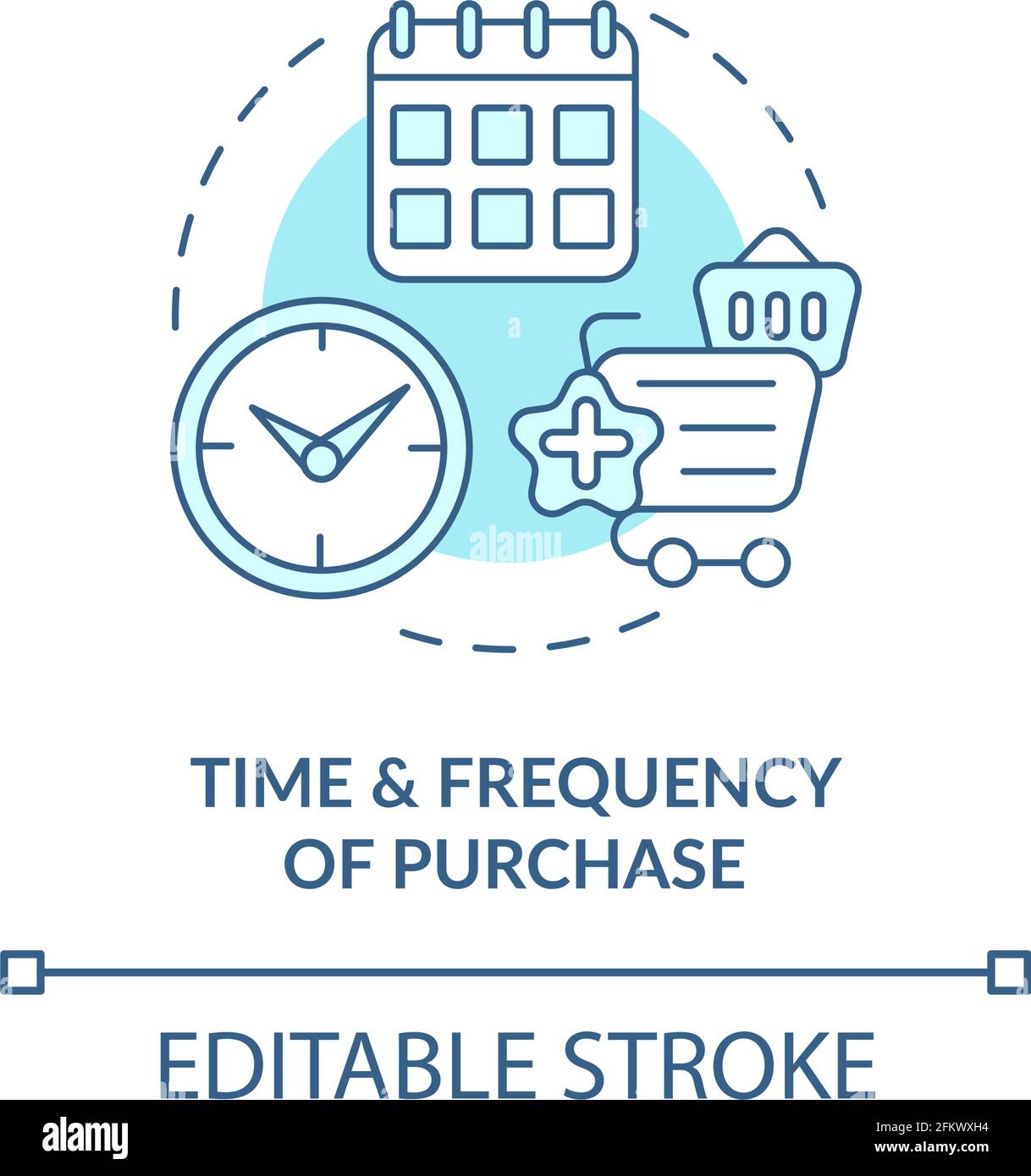 Customer frequency Stock Vector Images - Alamy