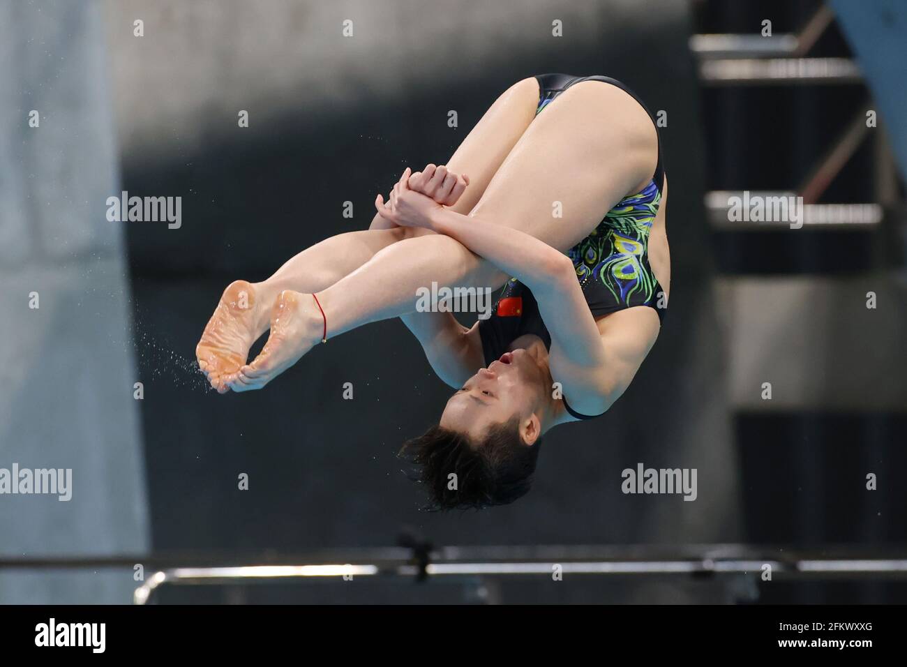 Tokyo Aquatics Centre, Tokyo, Japan. 4th May, 2021. Yiwen Chen (CHN ...