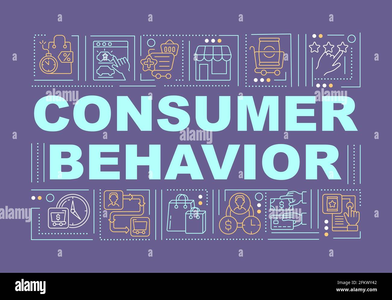 Consumer behavior word concepts banner Stock Vector Image & Art - Alamy