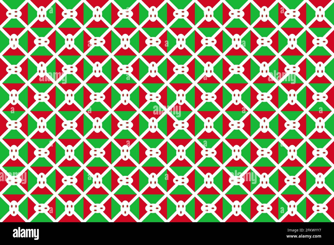 Simple geometric pattern in the colors of the national flag of Burundi ...