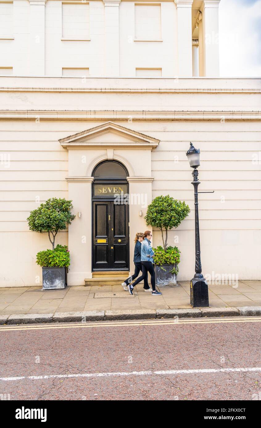 July 2020. London. Architecture on York Gate, in Regents park in London ...