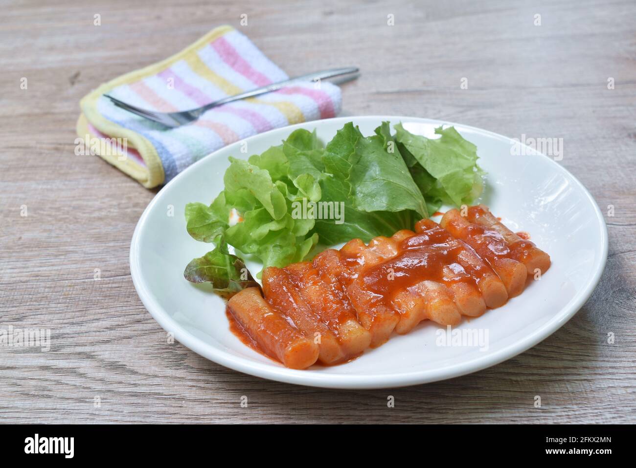 Korean rice flour cake hi-res stock photography and images - Alamy