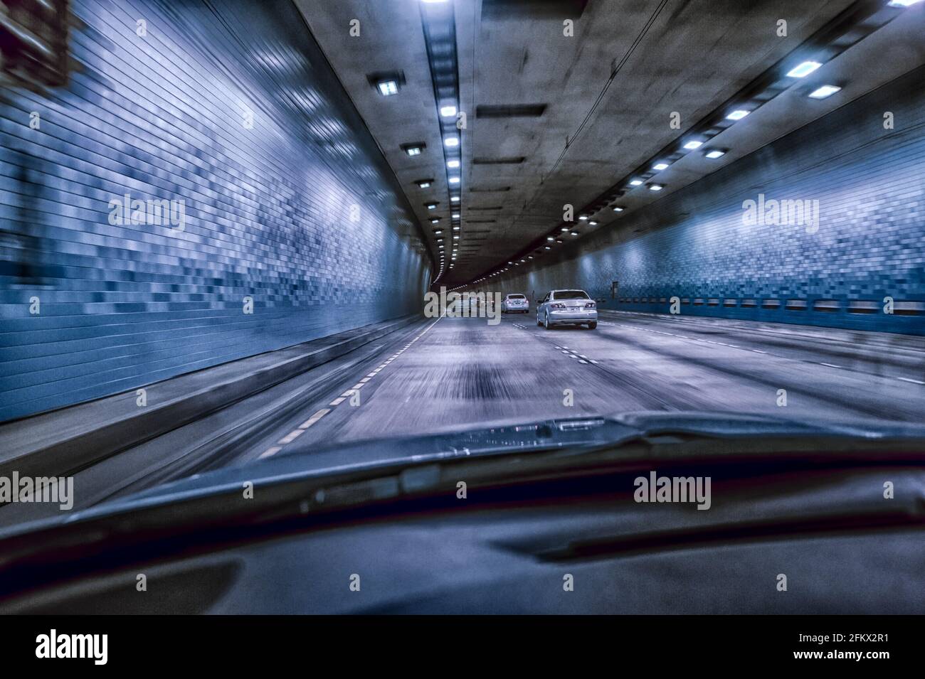 Scenic drive: H3 highway on Oahu island, Hawaii Stock Photo - Alamy