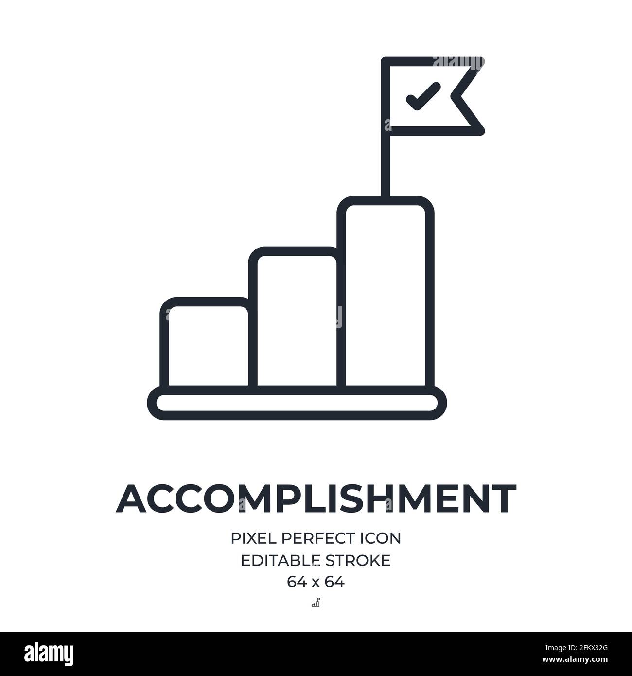 Accomplishment vectors hi-res stock photography and images - Alamy