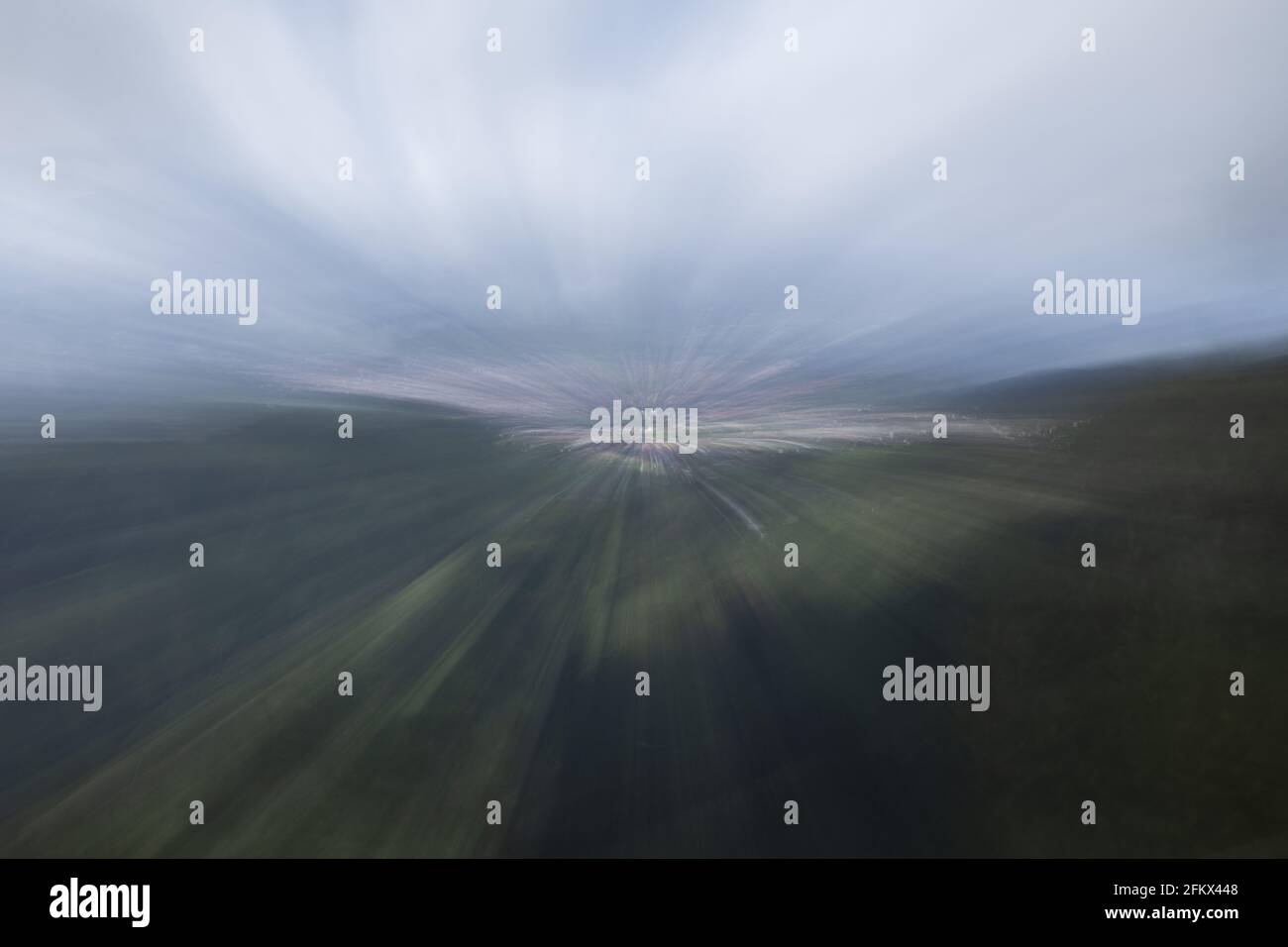 A natural view of a vast landscape with long exposure Stock Photo - Alamy