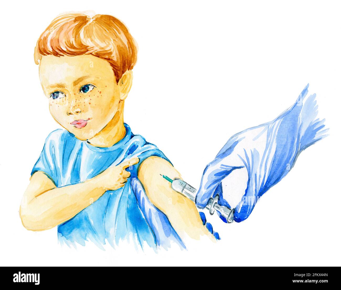 Tetanus patient illustration Cut Out Stock Images & Pictures - Alamy