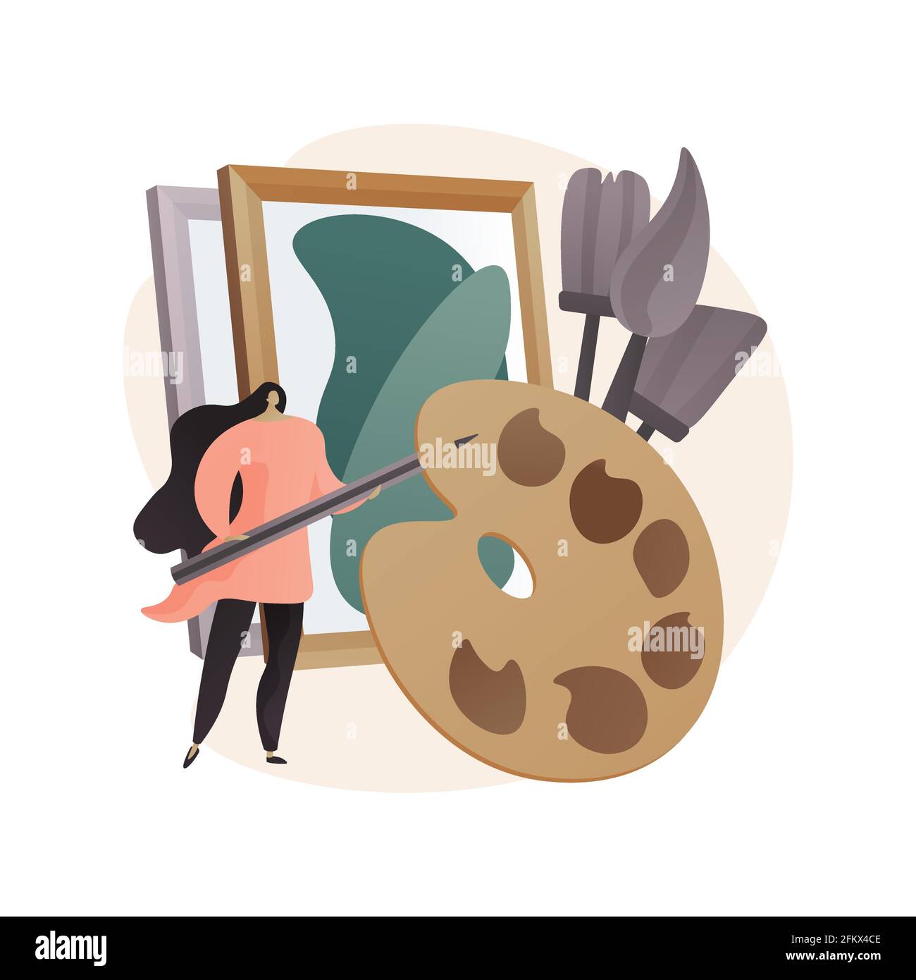 Visual art class Stock Vector Images - Alamy