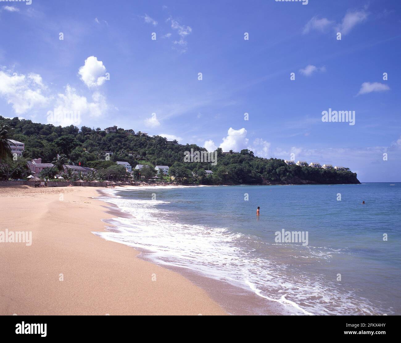 Frigate Bay Beach, Basseterre, St. Kitts and Nevis, Caribbean Stock ...