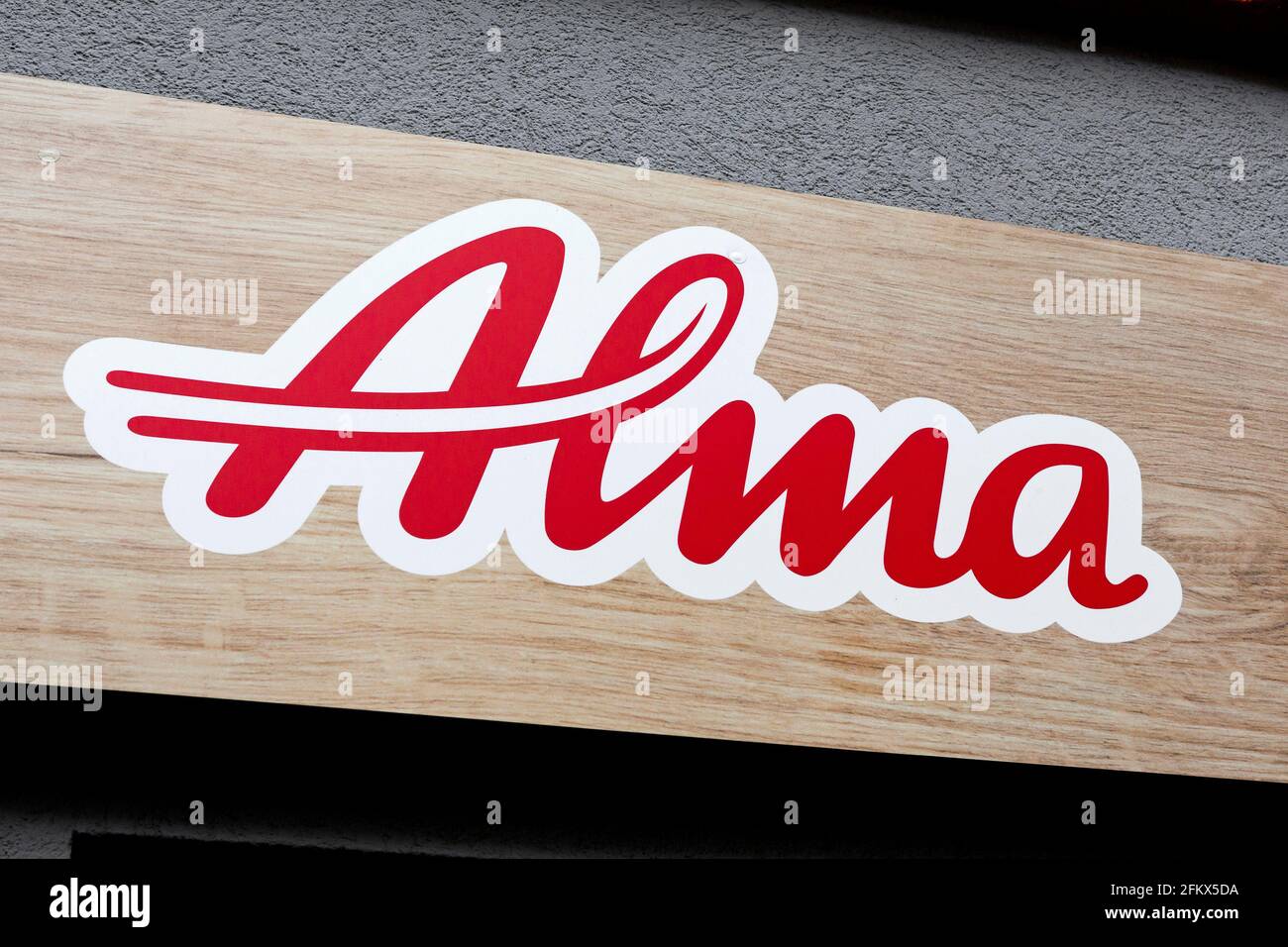 Alma Cheese, A Brand From Company Rupp AG, Austria Stock Photo - Alamy