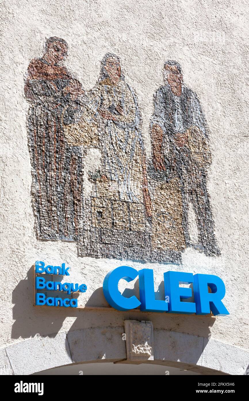 Bank Cler, Switzerland Stock Photo - Alamy