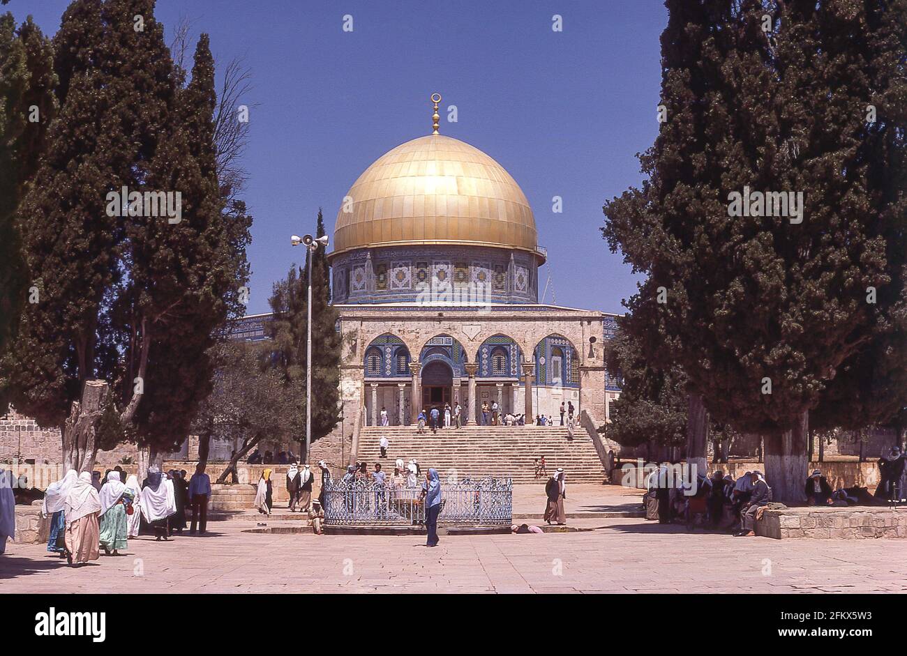 The Dome of the Rock (Qubbat as-Sakhra) on Temple Mount, Old City ...