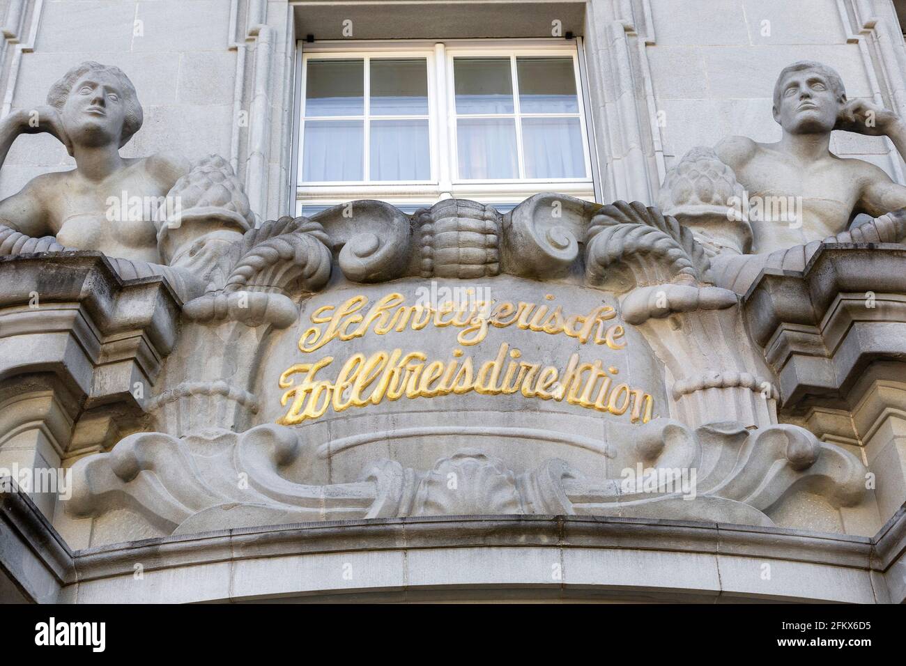 Swiss Customs District In Schaffhausen, Switzerland Stock Photo - Alamy