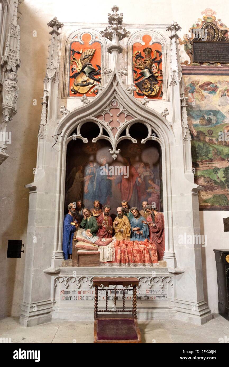 Sculpture Group Death Maria, Constance Münster Or Münster Our Loved ...