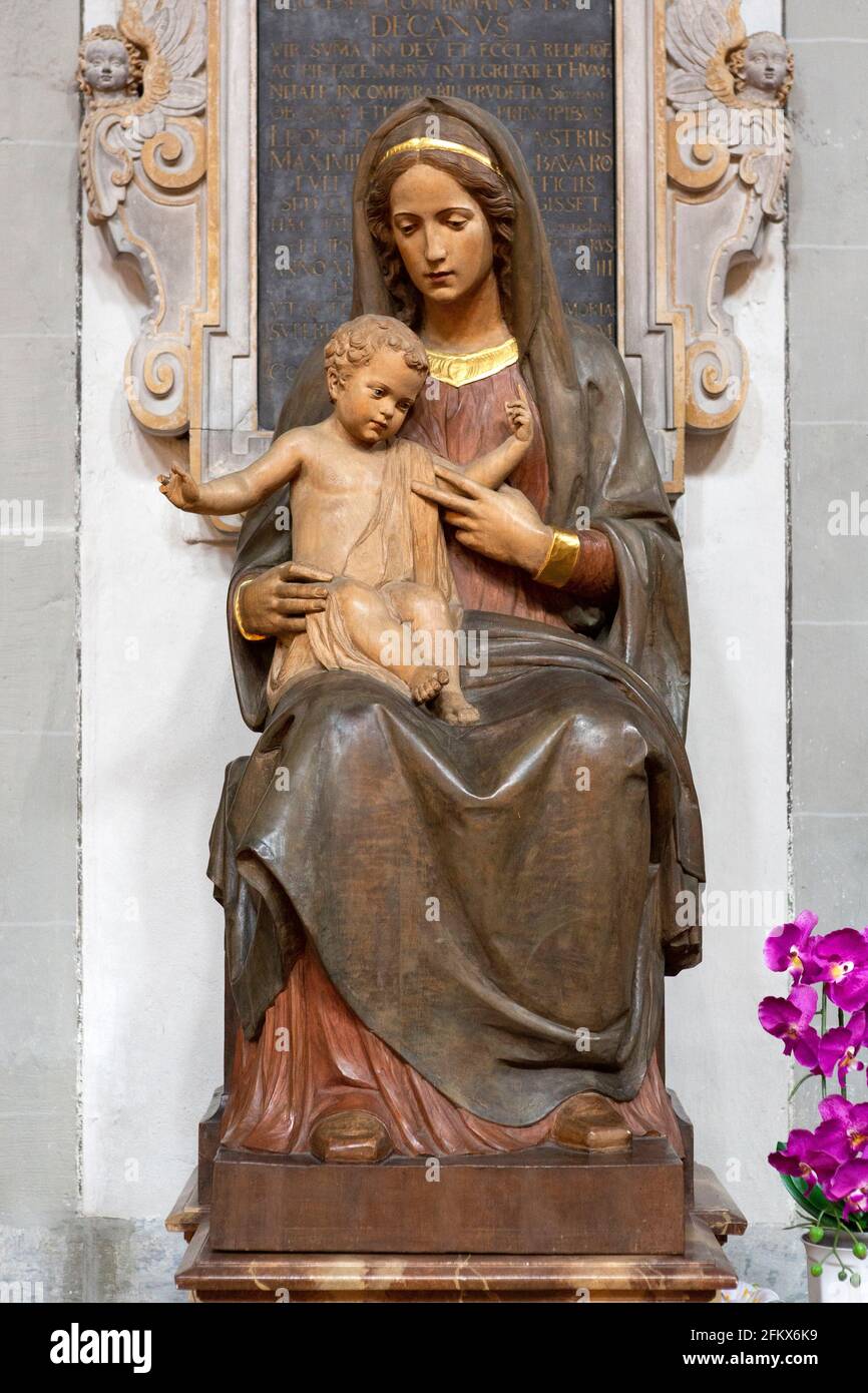 Saint Maria With Child Jesus, Constance Münster Or Münster Our Loved ...