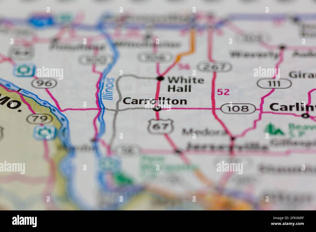 Map of corrollton hi-res stock photography and images - Alamy