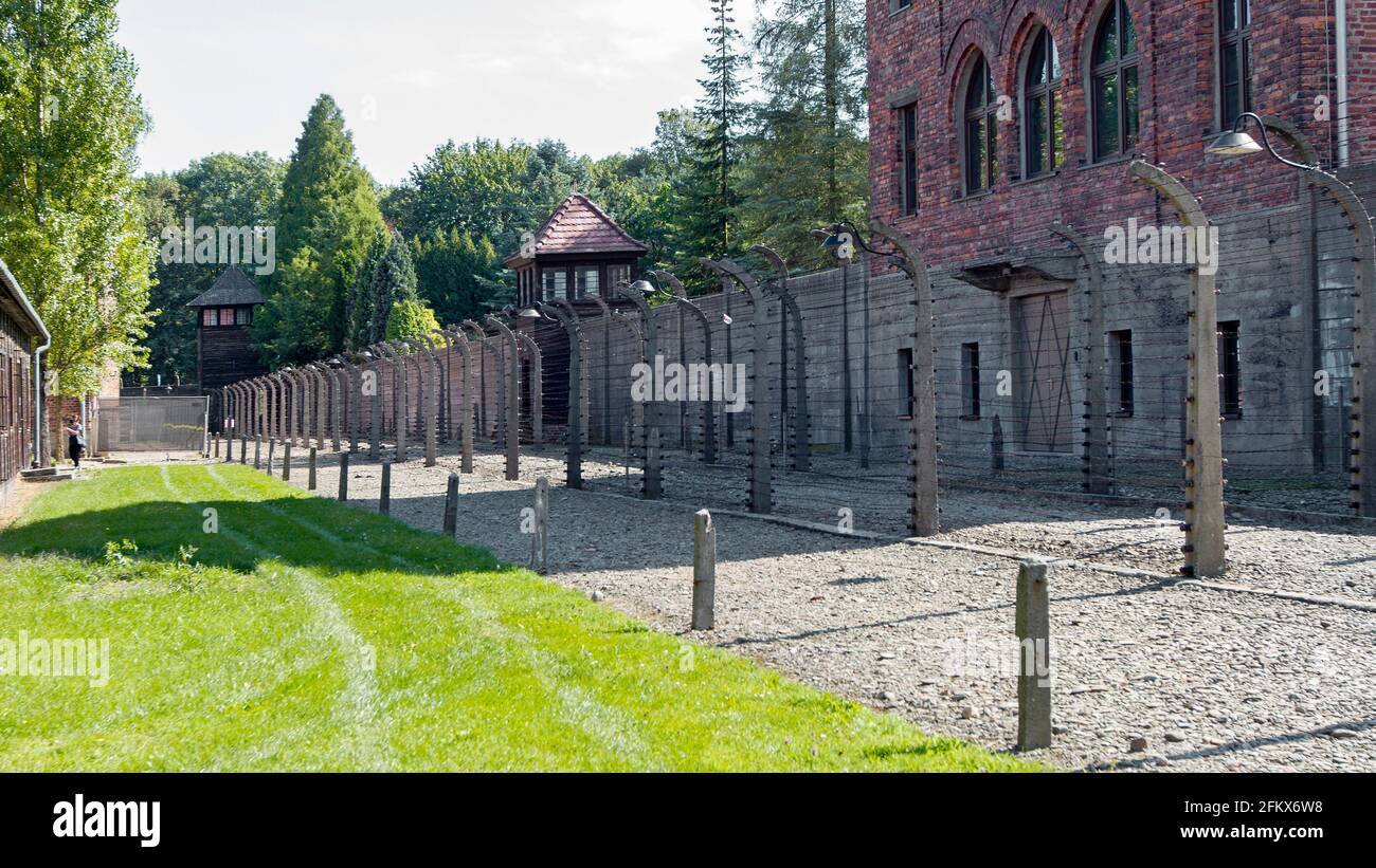 Watchtower And Magazine, Concentration Camp Memorial Auschwitz I ...