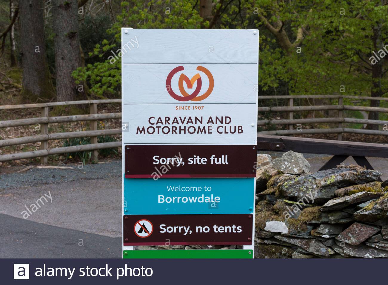 Caravan Sign High Resolution Stock Photography and Images - Alamy