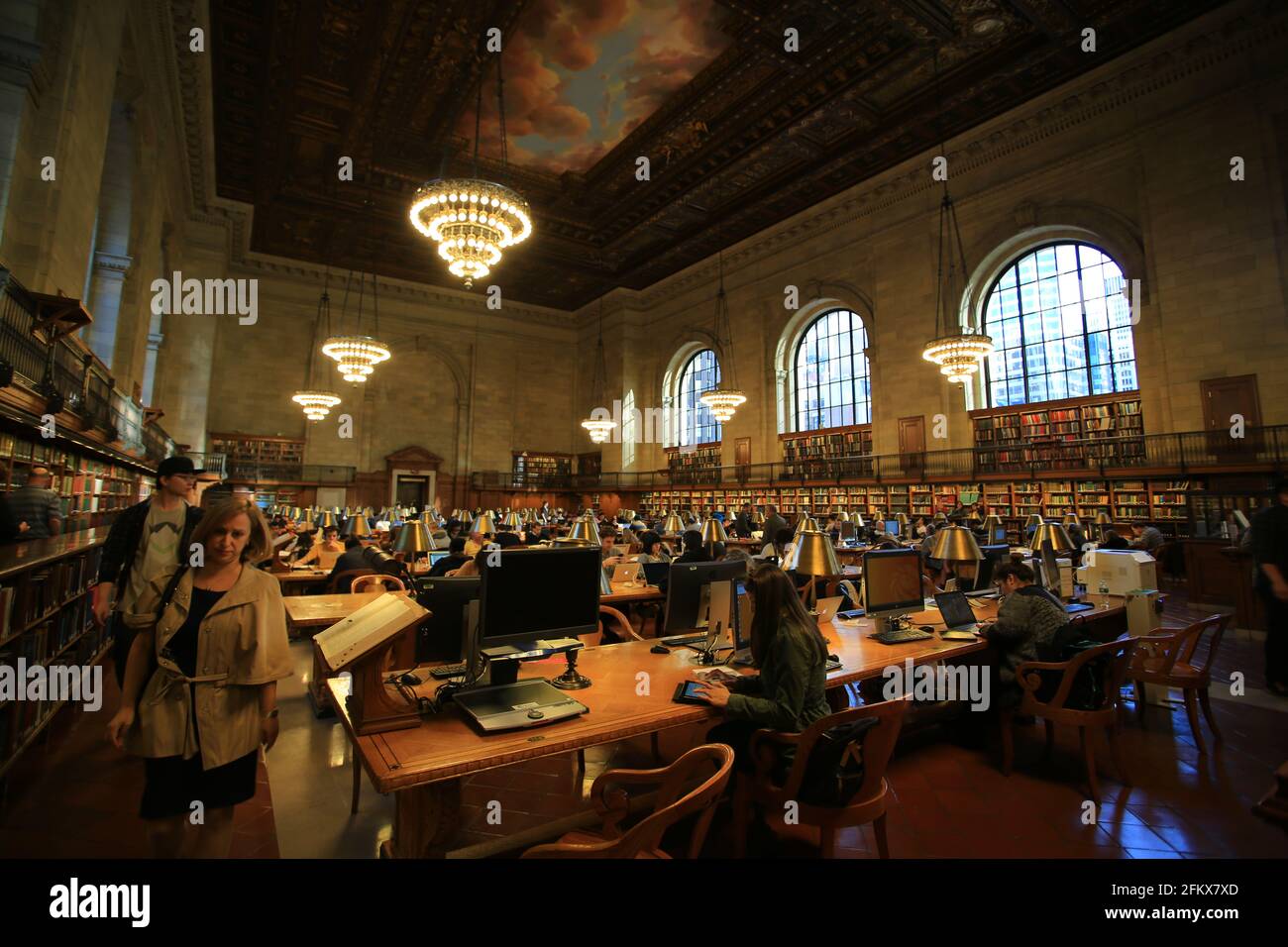 the New York Public Library is the second largest public library in the ...