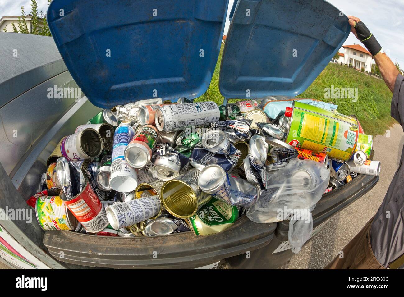 Metal Collection, Collection Container Stock Photo - Alamy