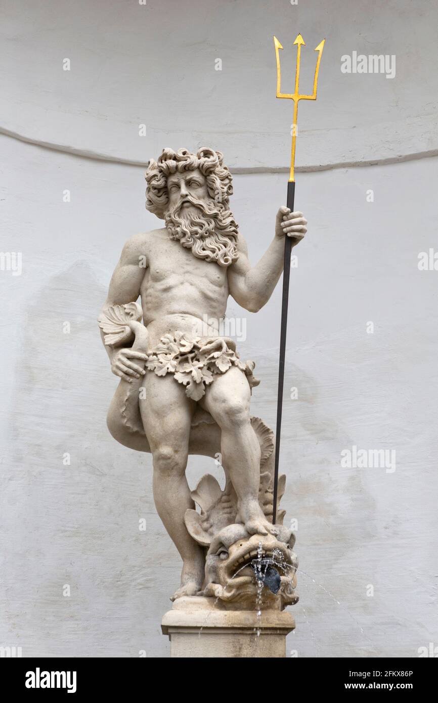 Neptune, Roman Sea God Stock Photo - Alamy