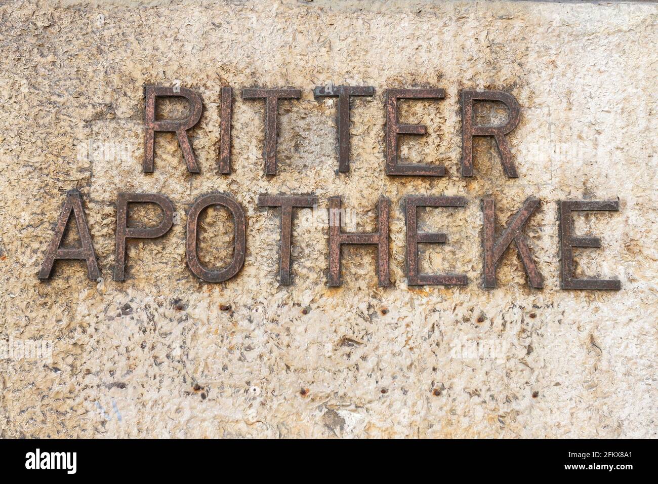 Apothekerzeichen pharmacist signs hi-res stock photography and images ...