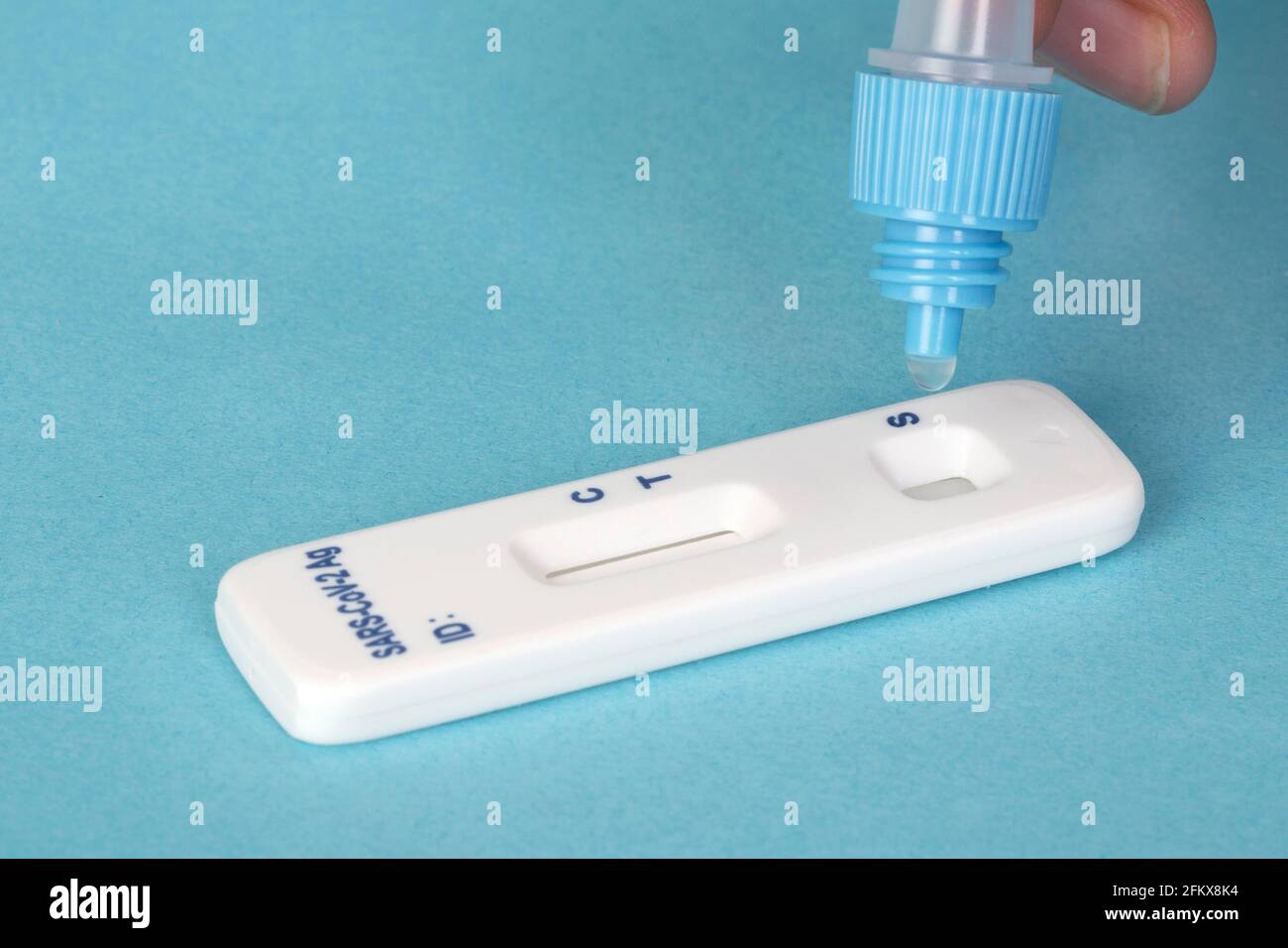 Test Cassette, Covid 19 Antigen Rapid Test, Self Test Stock Photo - Alamy