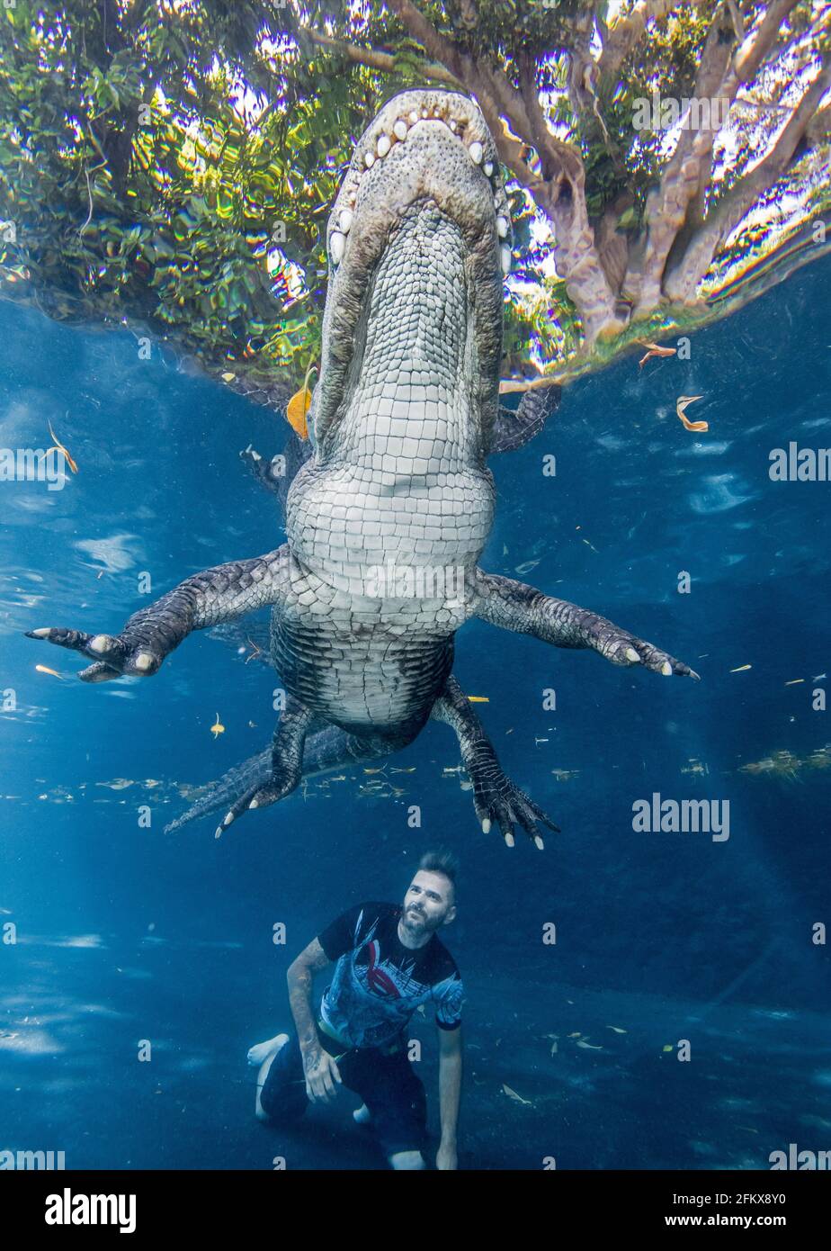 FLORIDA, USA: Tomasz used to have a phobia of water but now he enjoys ...