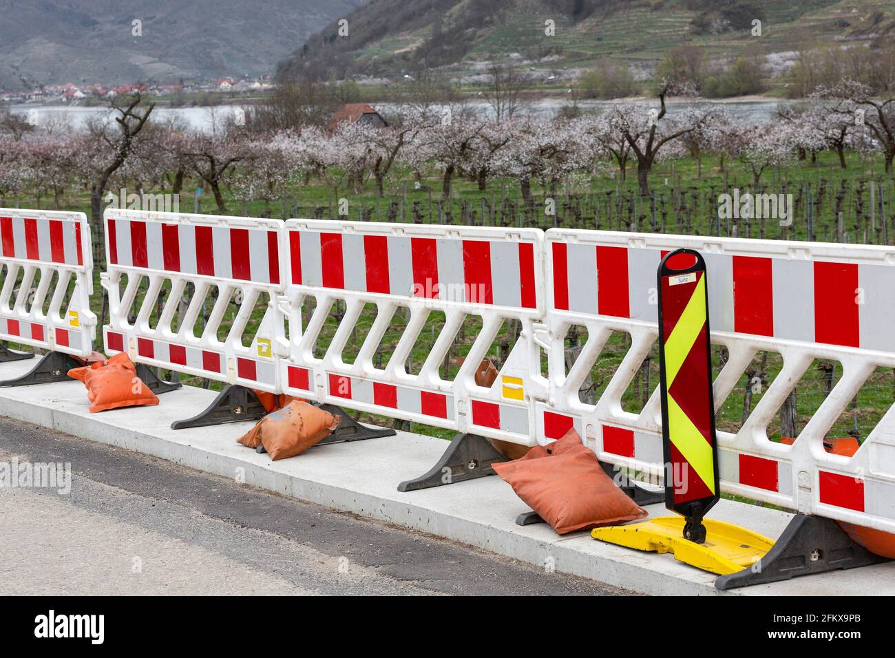 Road Construction, Barrier Stock Photo - Alamy