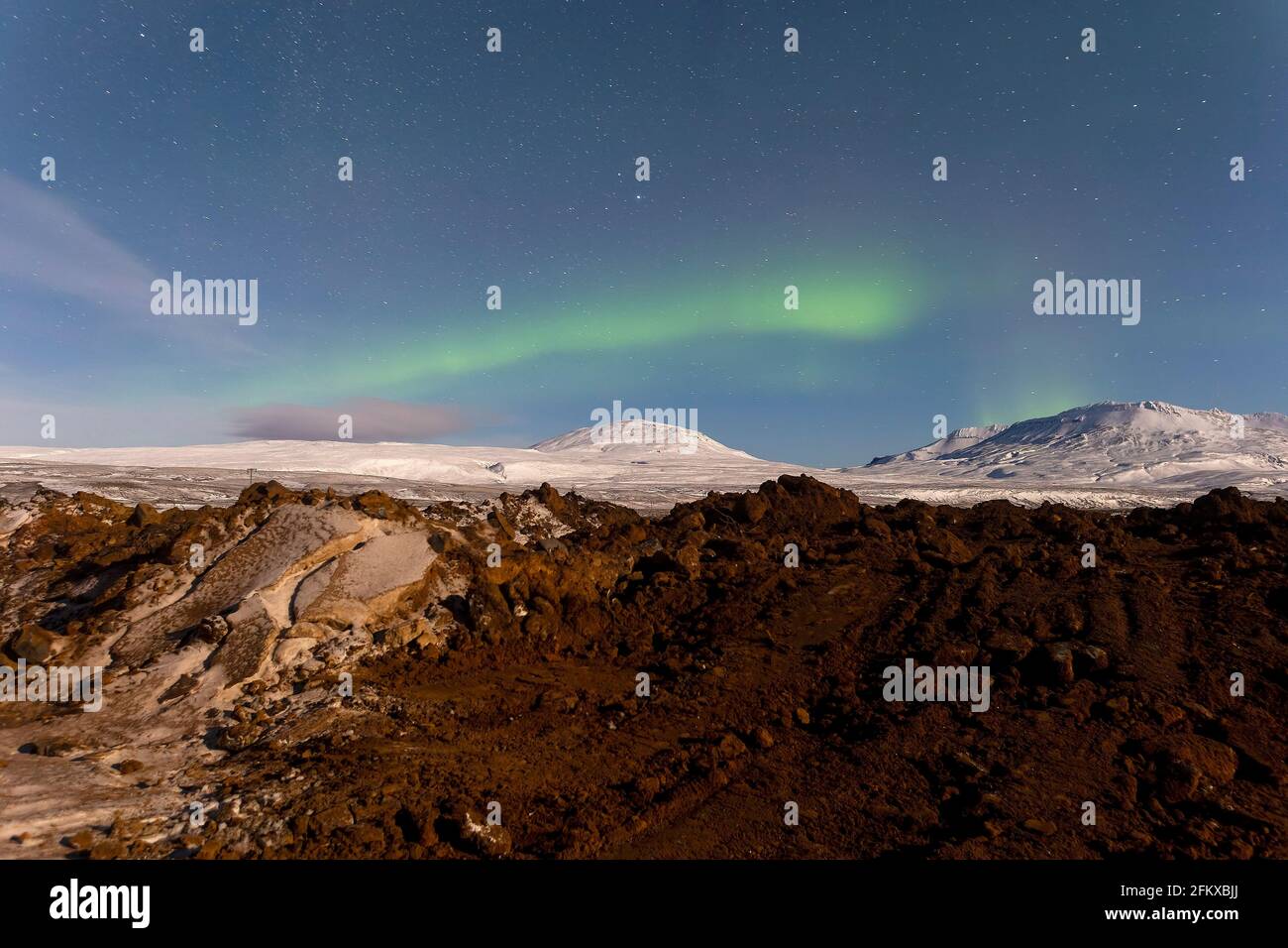 Northern Lights, Area of Thingvellir, Iceland, Europe Stock Photo - Alamy
