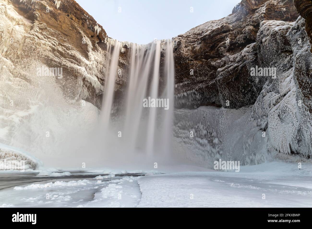 Skogafoss waterfall skógar southern hi-res stock photography and images ...
