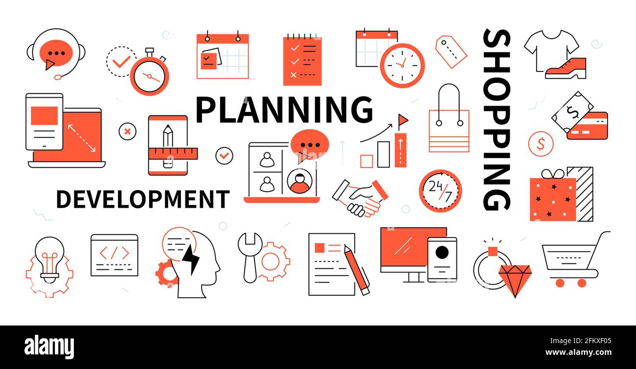 Web development coding icons Cut Out Stock Images & Pictures - Alamy